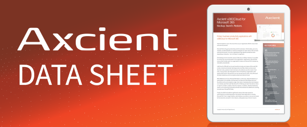 Backup for Files Data Sheet - Axcient